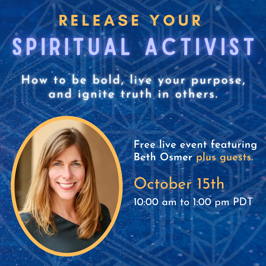 Thank You – Release Your Spiritual Activist - Beth Osmer